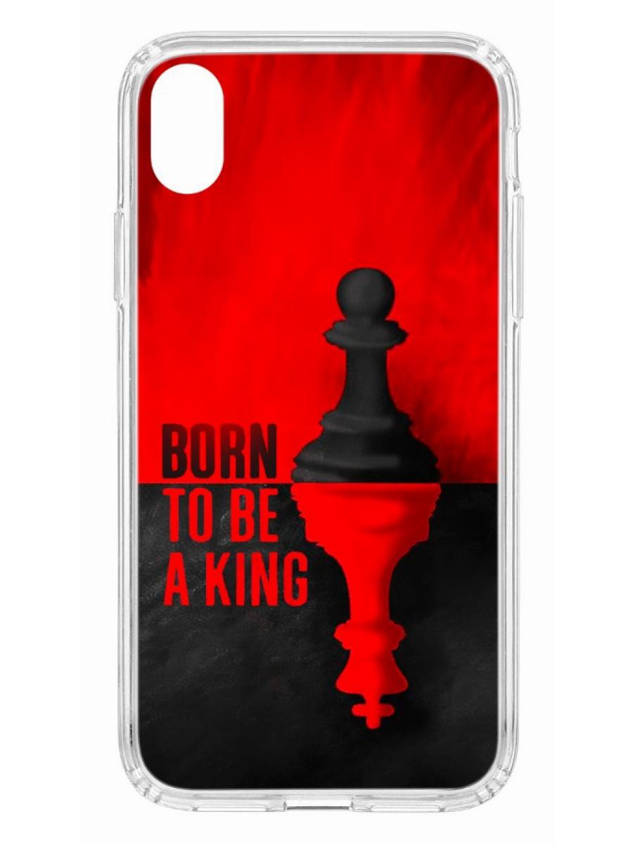 Чехол для Apple iPhone XR КRUЧЕ Print Born to be a King