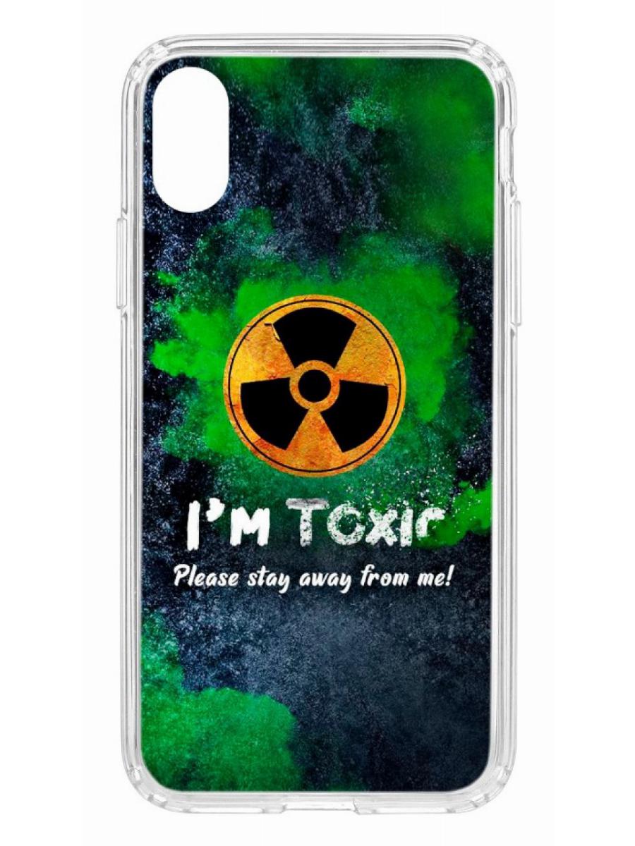 Чехол для Apple iPhone XS КRUЧЕ Print Toxic