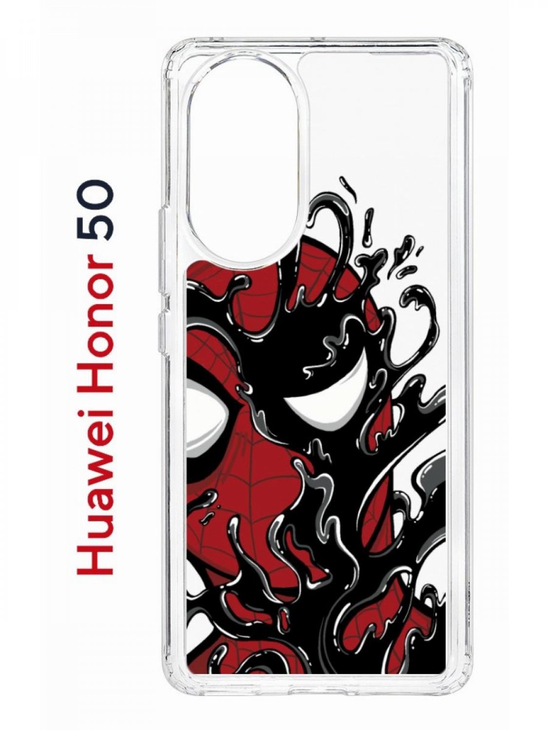Чехол на Honor 50, Huawei Nova 9 Kruche Print Spider-Man-Venom, противоударный бампер