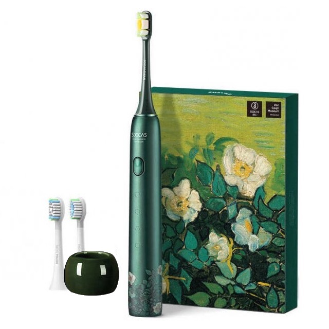 Зубная щетка электрическая Soocas Toothbrush X3U Van Gogh Museum Design Green
