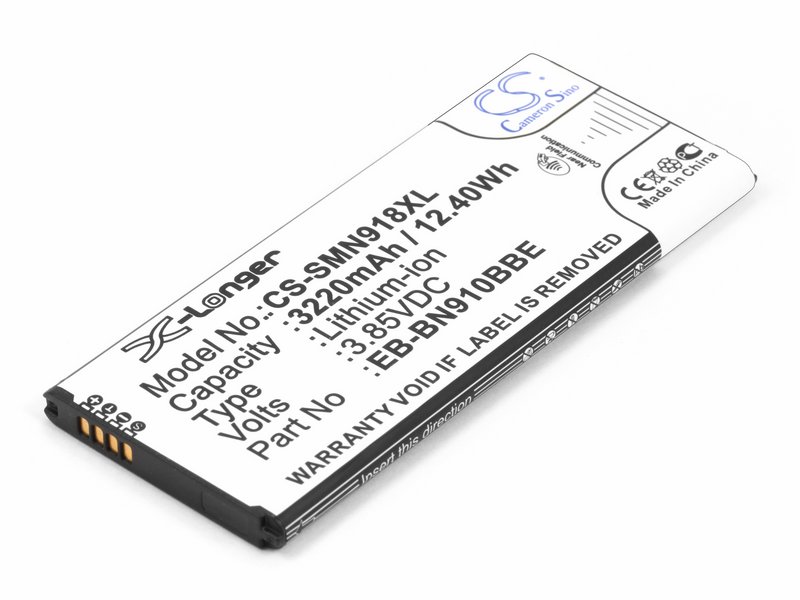 Аккумулятор для Samsung EB-BN910BBE, EB-BN910BBK с NFC модулем