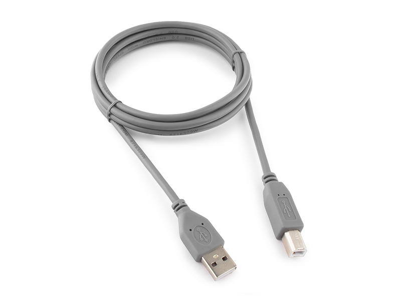 Кабель Gembird Cablexpert Pro USB 2.0 AM/BM 1.8m Grey CCP-USB2-AMBM-6G