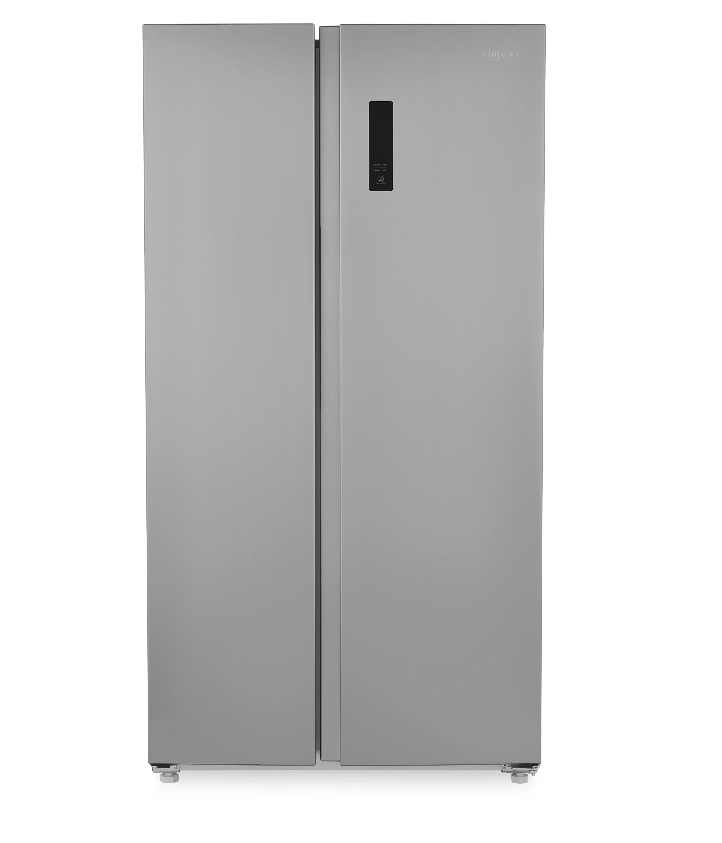 Холодильник ZUGEL ZRSS630X серый