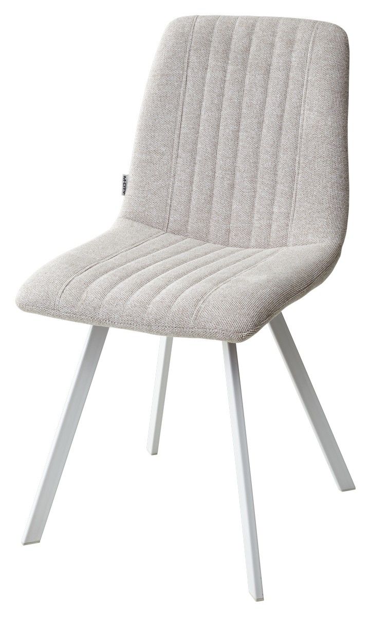 Комплект стульев 4 шт. M-City ELVIS, светло-бежевый/белый