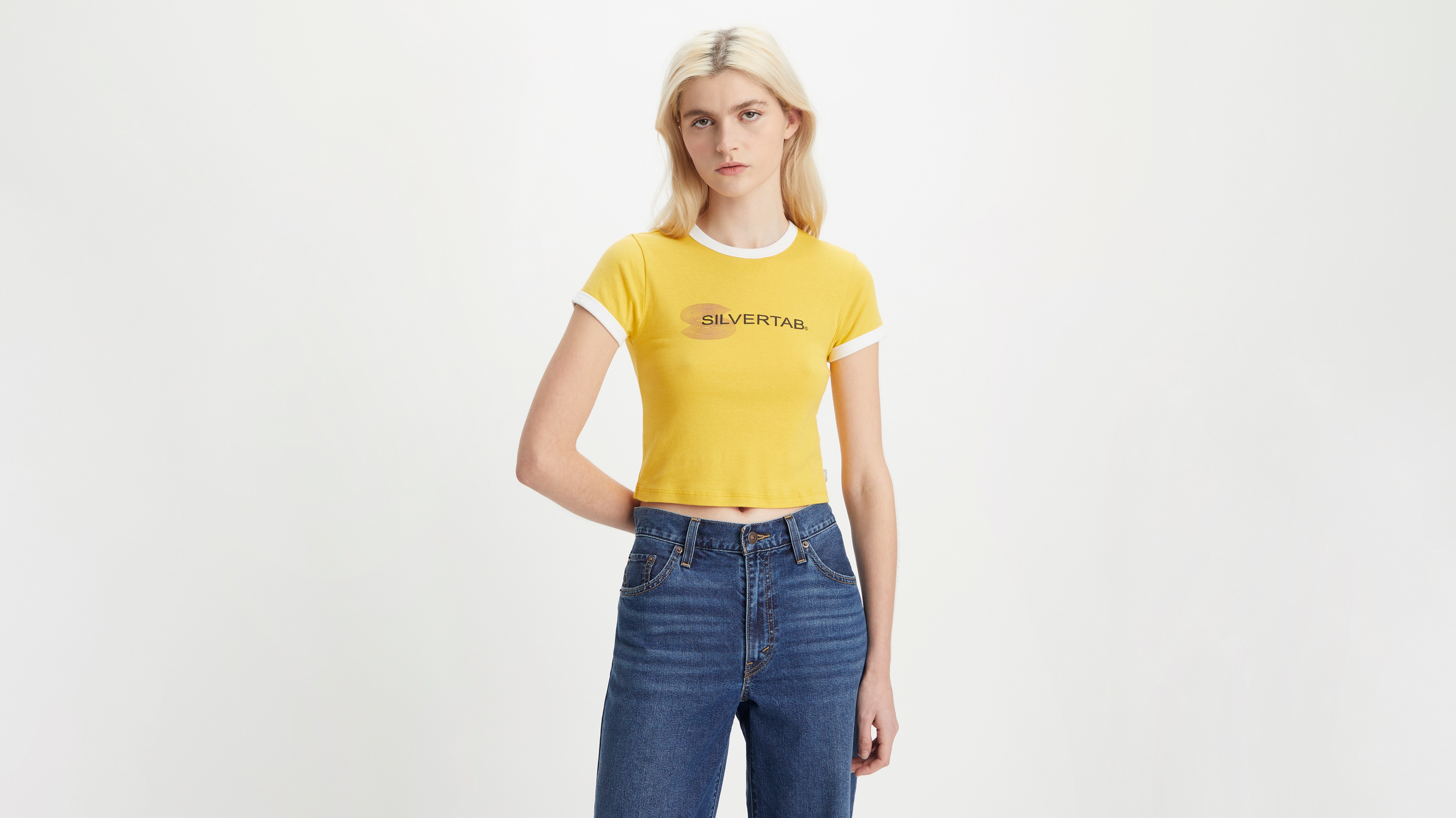 Футболка женская Levi's A3523-0030 желтая XS