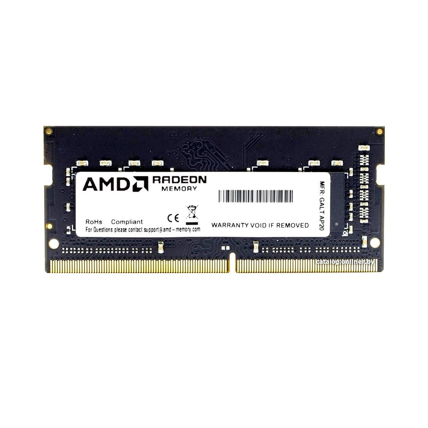 Оперативная память AMD 8Gb DDR4 3200MHz SO-DIMM (R948G3206S2S-UO)