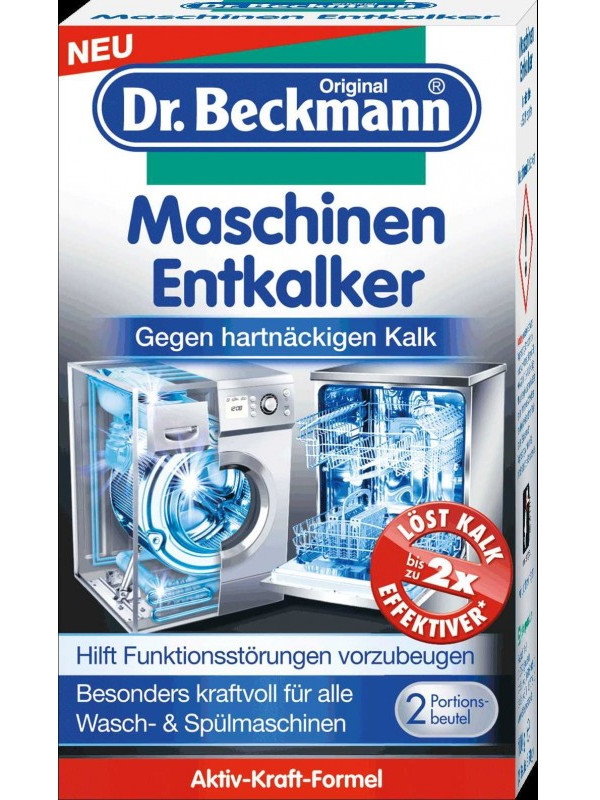Очиститель накипи для стиральных и посудомоечных машин Dr.Beckmann 50 г х 2 шт.