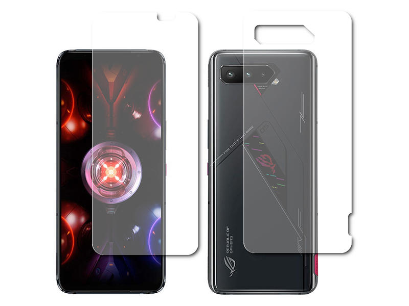 Гидрогелевая пленка LuxCase для ASUS ROG Phone 5s Pro 0.14mm 90034