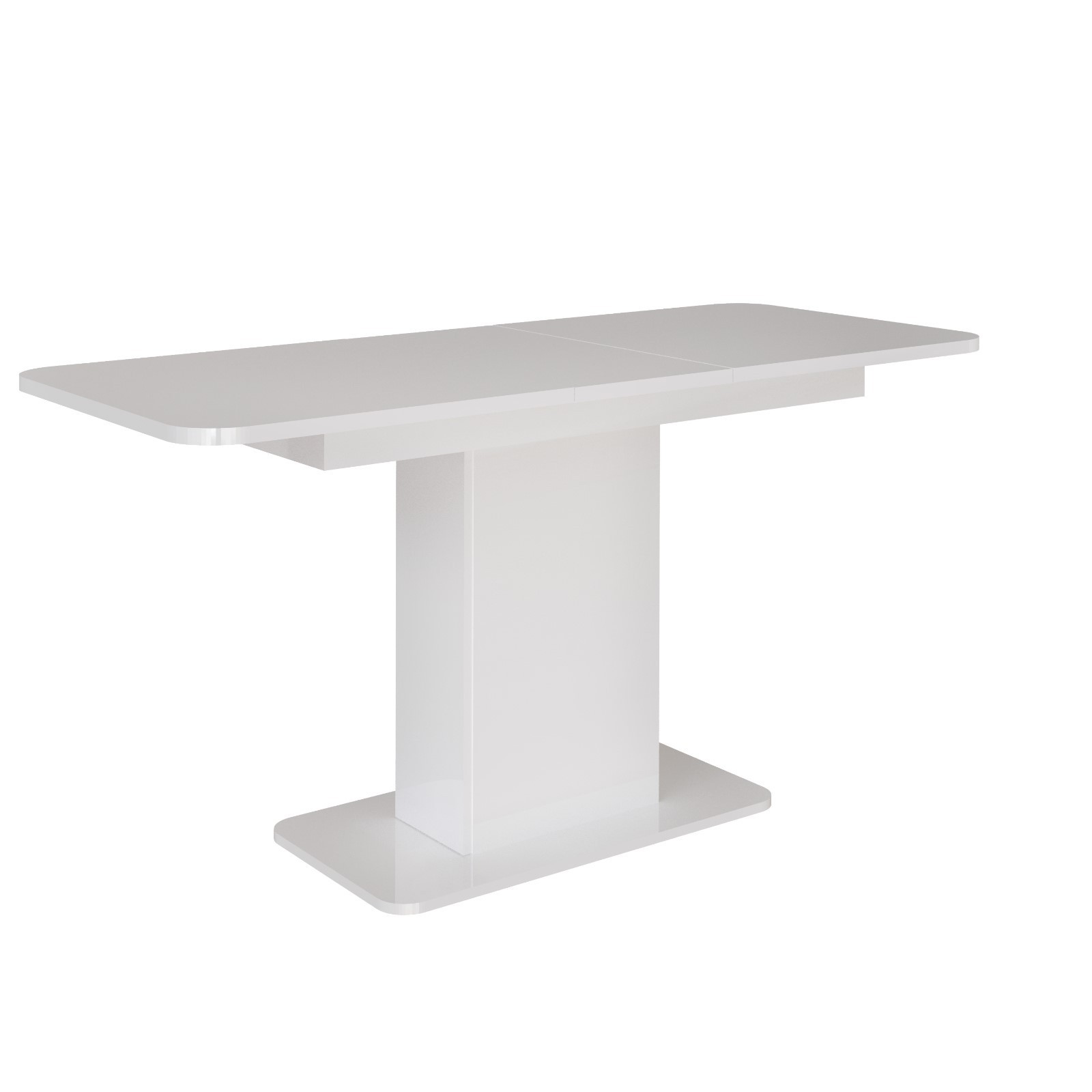 Стол кухонный СО-3, 120х65х75.6 см, Белый/Белый