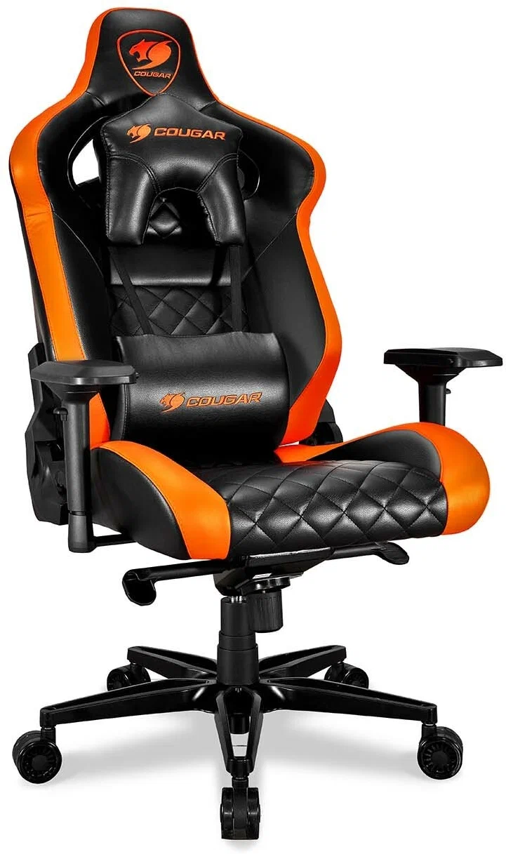 Кресло компьютерное игровое Cougar ARMOR TITAN Black-Orange