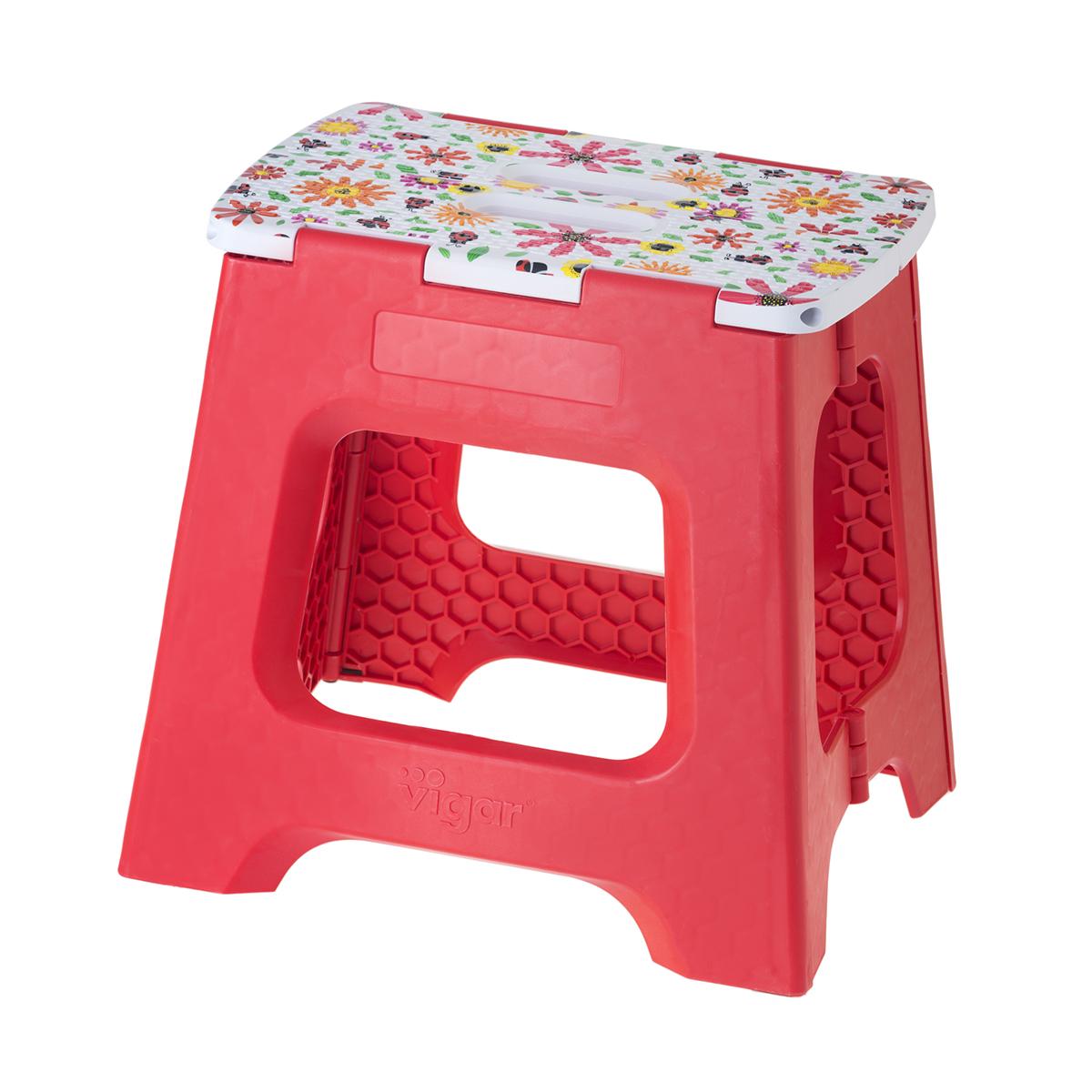 Табурет складной Vigar Stool Lady Spring, 32 см, красный