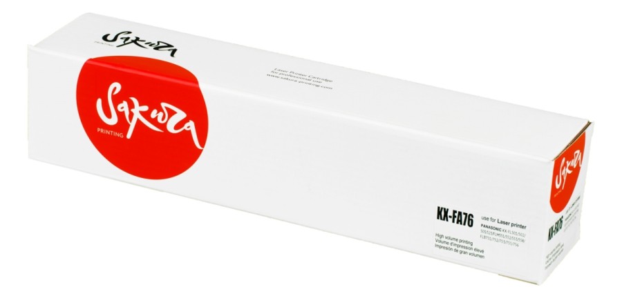Картридж для лазерного принтера SAKURA KXFA76 SAKXFA76 Black, совместимый