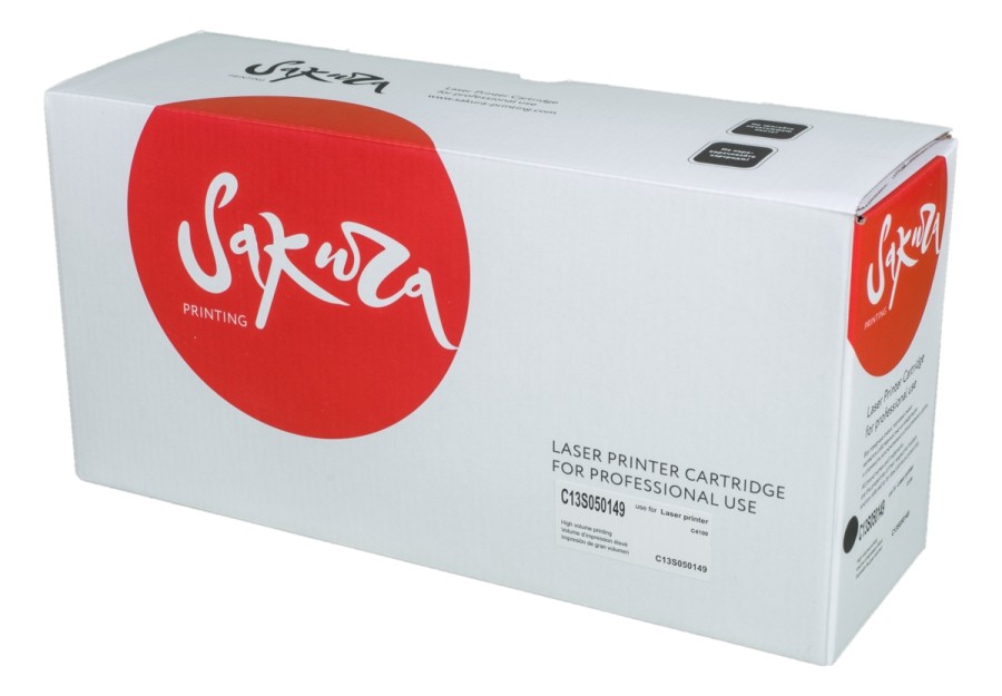 Катридж Sakura C13S050149 для EPSON Aculaser C4100, Black, 10000 к.