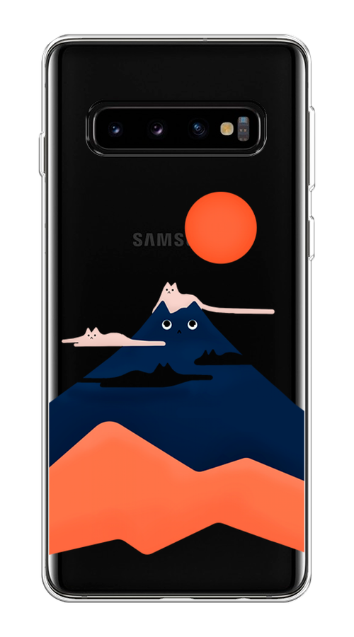 Чехол на Samsung Galaxy S10 Plus  "Кот-гора"