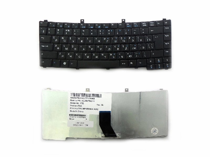 Клавиатура для ноутбука Acer 9J.N7082.K0R, K052030A1, ZB2, ZL1