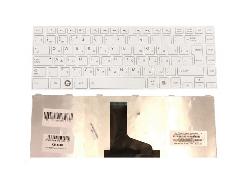 Клавиатура для ноутбука Toshiba 9Z.N7SSQ.001, MP-11B26SU-920