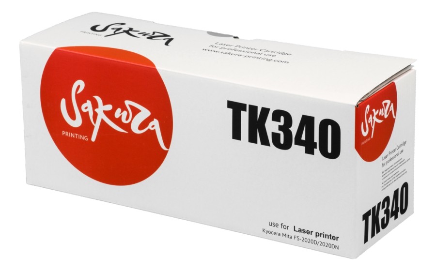 Картридж для лазерного принтера SAKURA TK340 SATK340 Black, совместимый