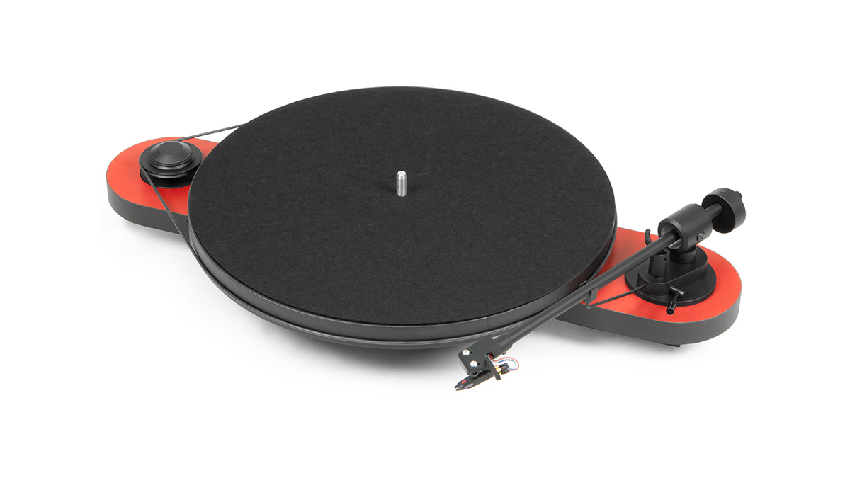 Проигрыватель виниловых пластинок Pro-Ject Elemental Phono OM5e Red/Black