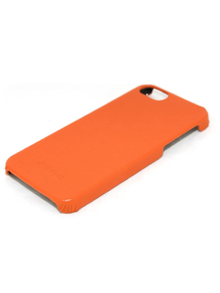 Кожаный чехол Melkco Snap Cover для Apple iPhone 5/5S/SE оранжевый