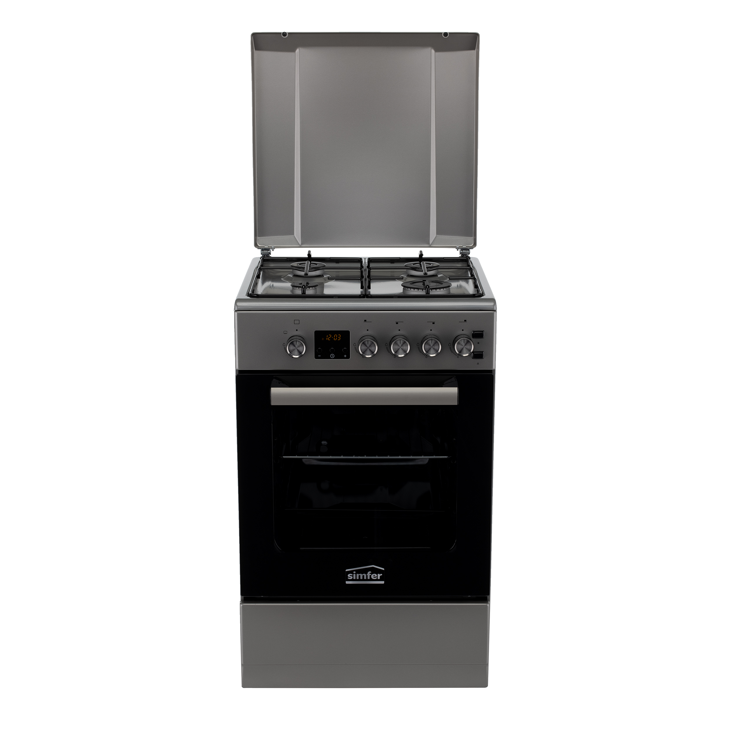 Газовая плита Simfer F55GS42010 серый