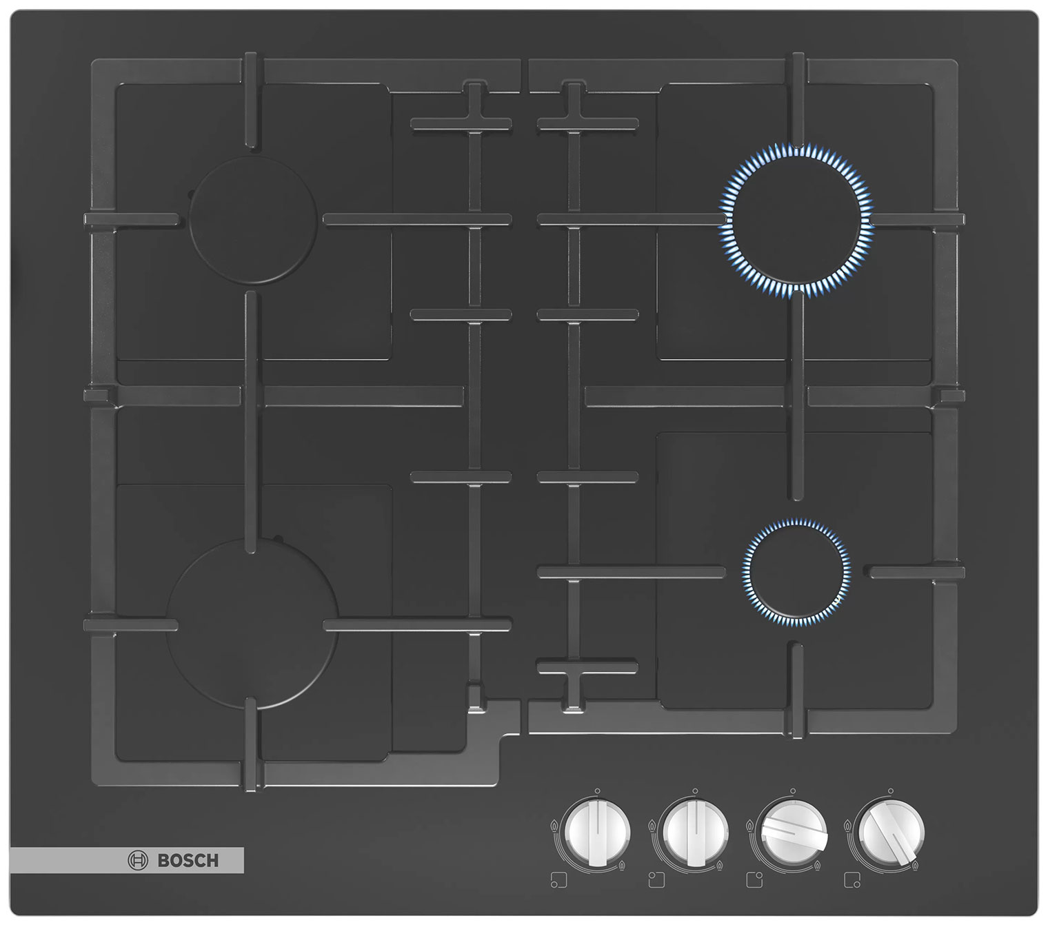 Встраиваемая варочная панель газовая Bosch Serie|4 PNP6B6B92R черный