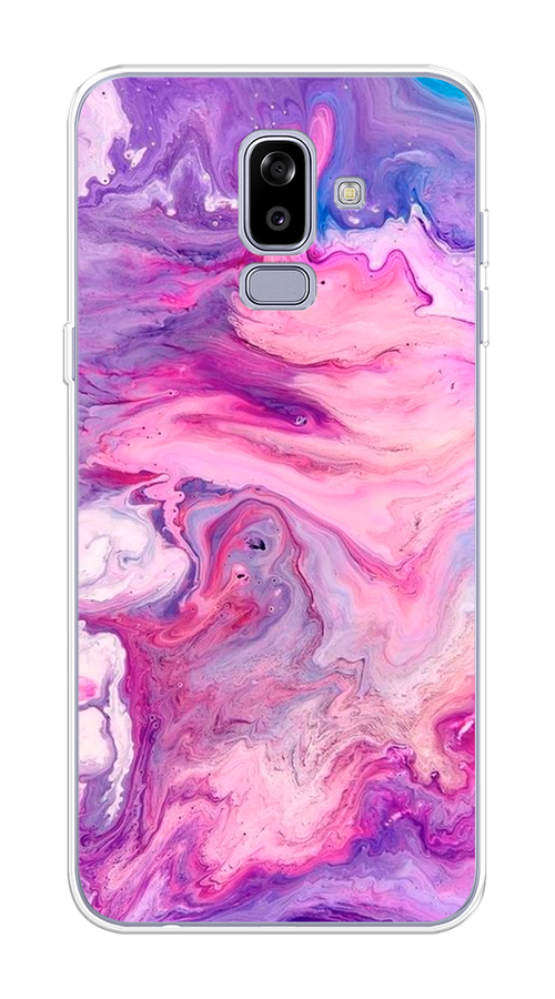 Чехол на Samsung Galaxy J8  "Нежно-розовая абстракция"