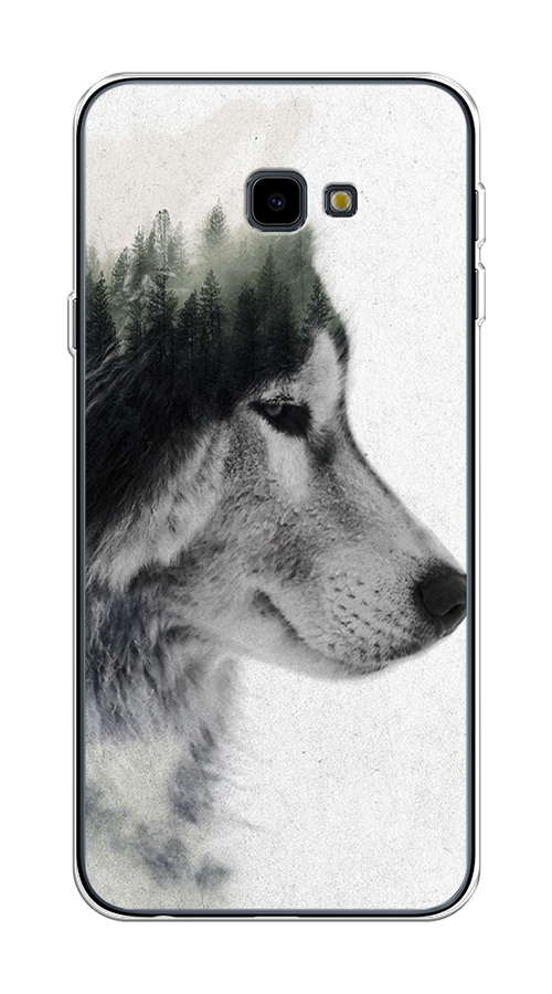 Чехол на Samsung Galaxy J4 Plus 2018  "Волк лес"