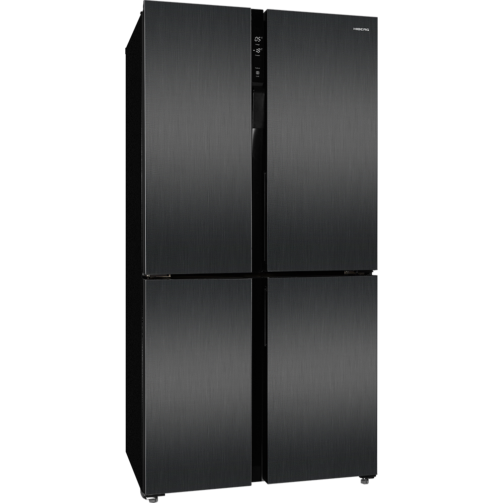 Холодильник Hiberg RFQ-500DX NFXd  серебристый; серый