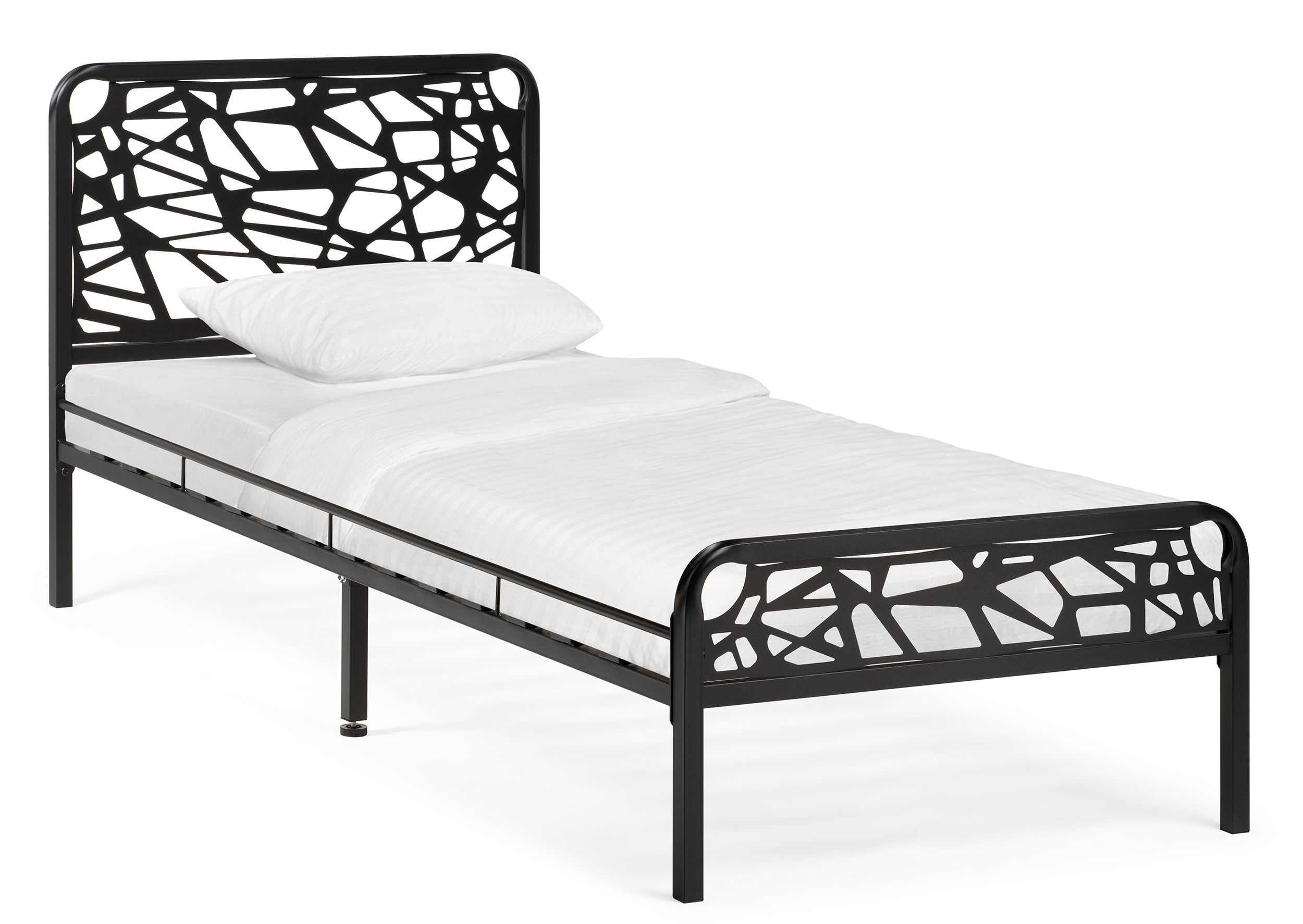 Односпальная кровать Woodville Кубо 90х200 черный