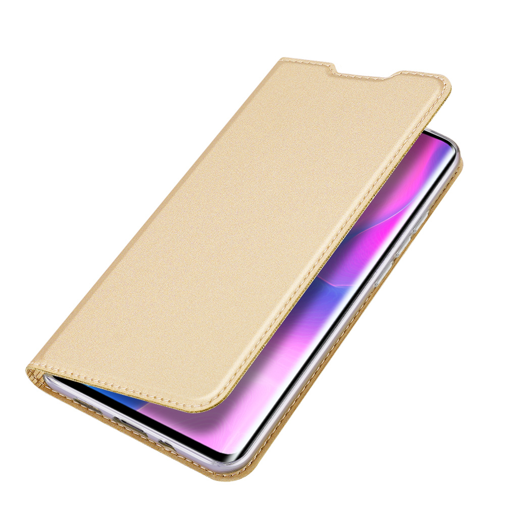 Чехол книжка для iPhone 13 Pro 6.1", Dux Ducis Skin Series золотой