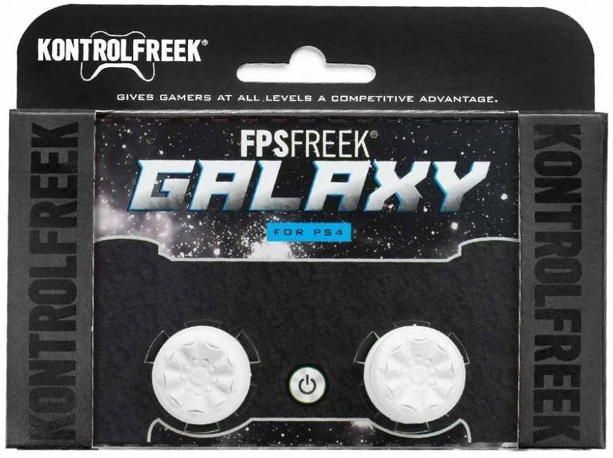 Накладки на стики для геймпада FPS Master Freek Galaxy \ 19 (2 шт) Белые (PS4)