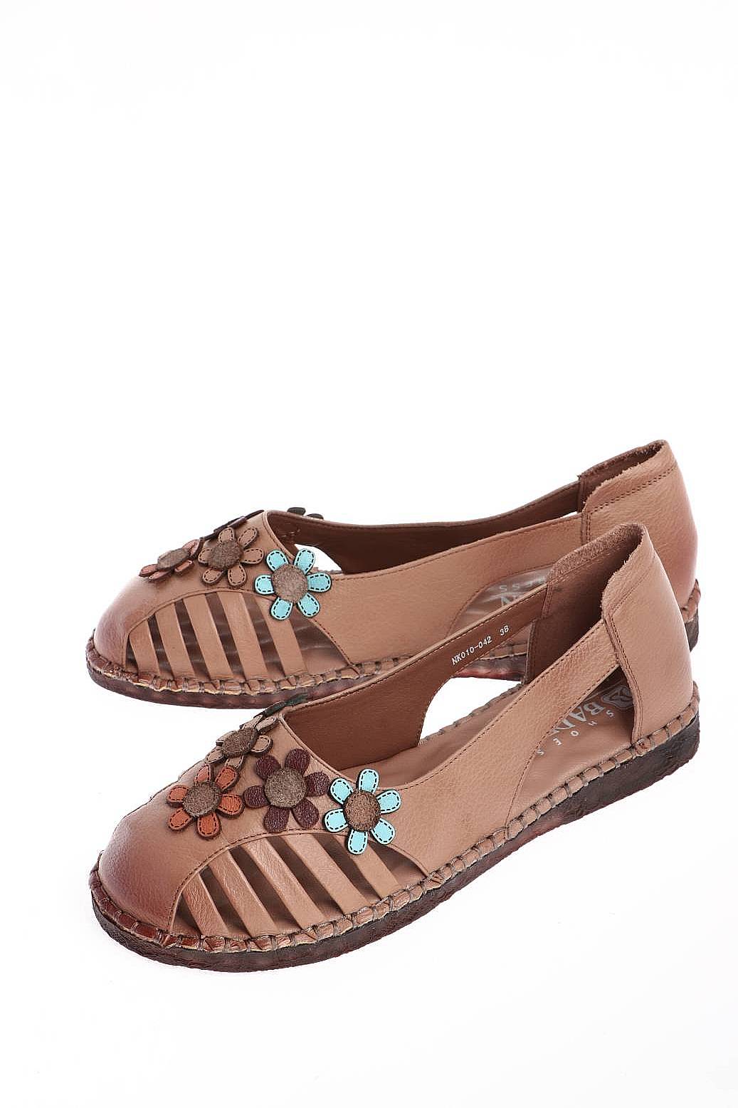 Туфли женские Baden NK010-042 коричневые 37 RU