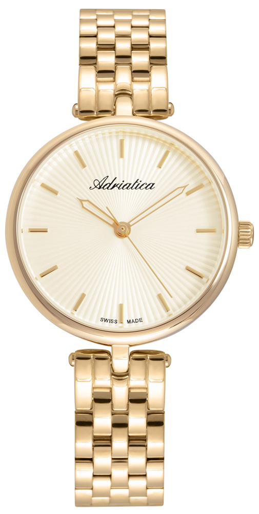 Наручные часы женские Adriatica A3743.1111Q золотистые