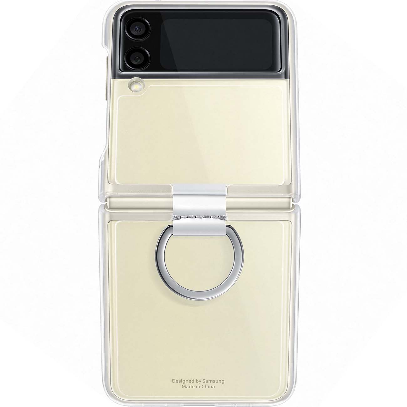 Чехол Samsung B2 Clear Cover with Ring Transparency (EF-QF711) (EF-QF711CTEGRU)
