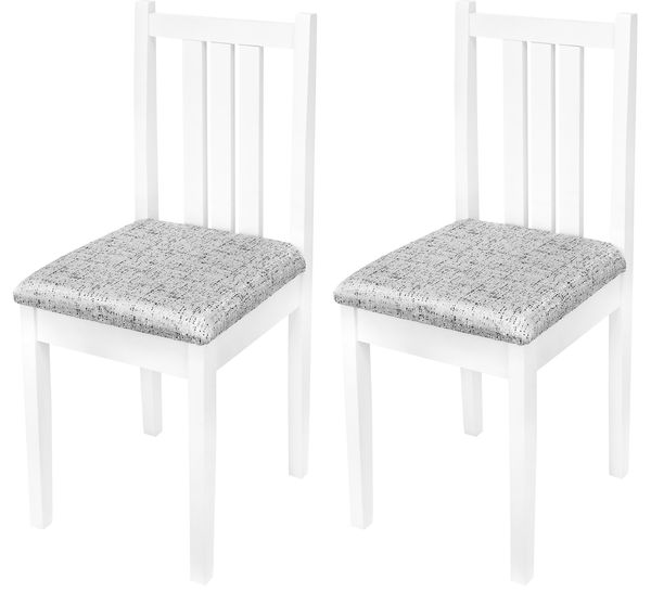 Комплект обеденных стульев KETT-UP ECO НИЛЬС, деревянный, белый, 2 шт