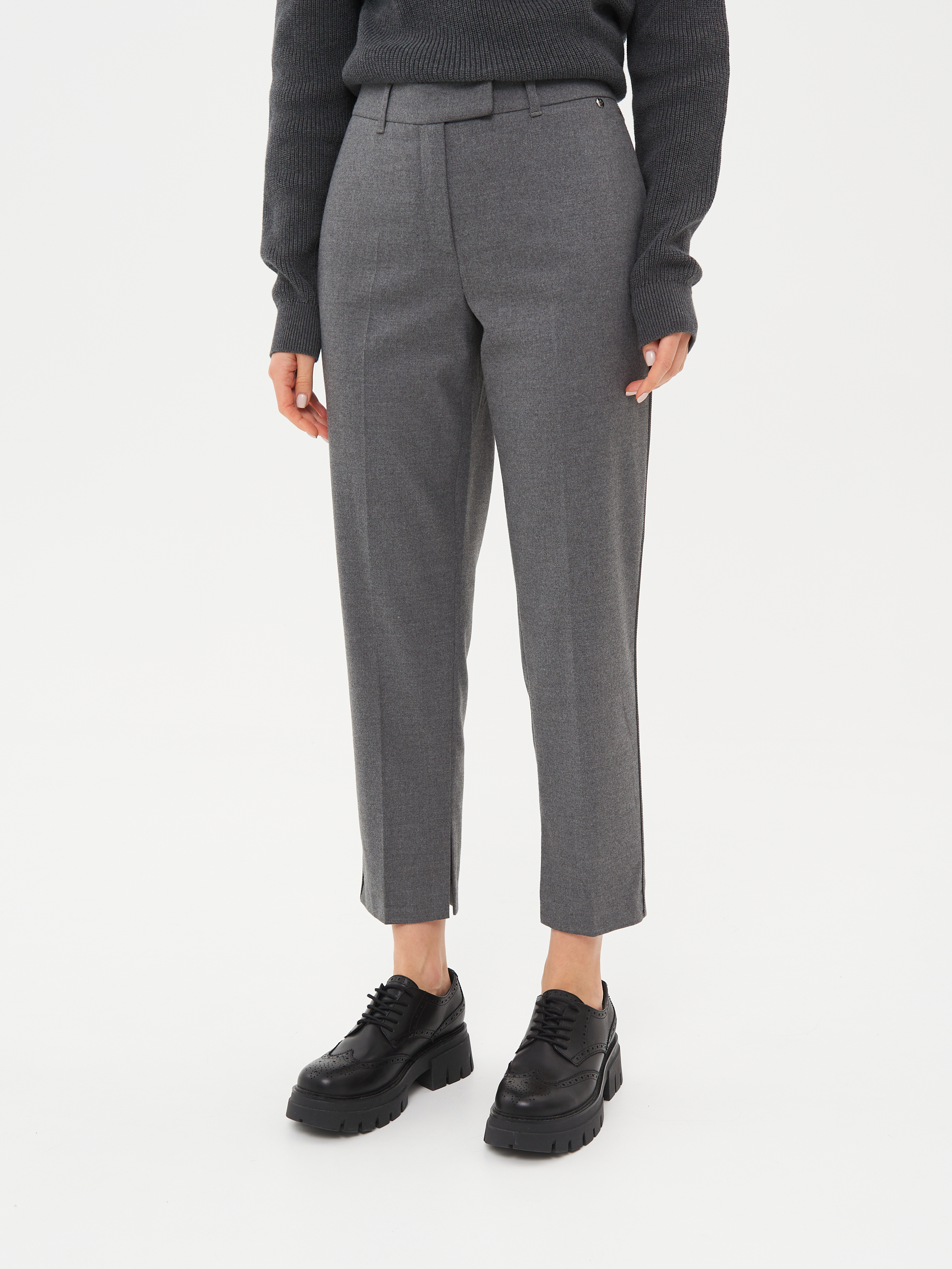 Брюки женские Gerry Weber 122059-66375-204620-36R серые 36