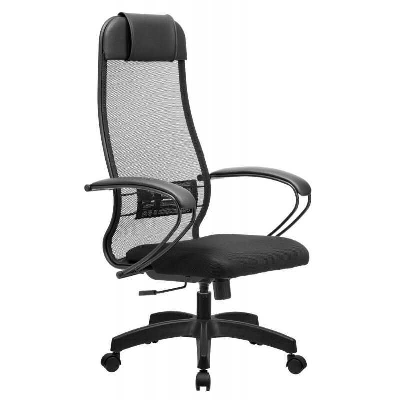 Кресло MT_МЕТТА-11 сетка/ткань черный (подл.100/осн.001) 1274472