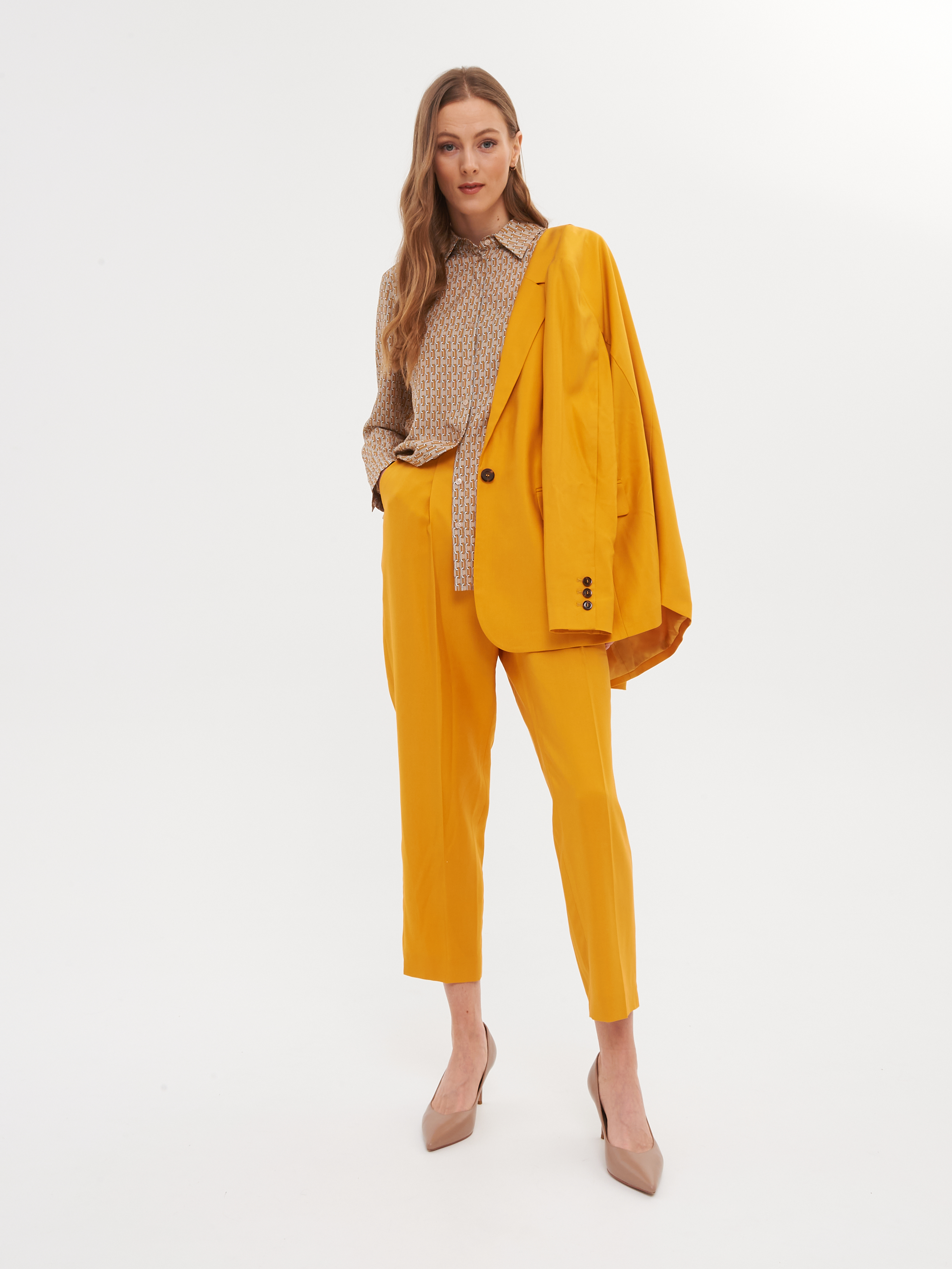 Брюки женские Gerry Weber 220006-31211-40216-34 желтые 34