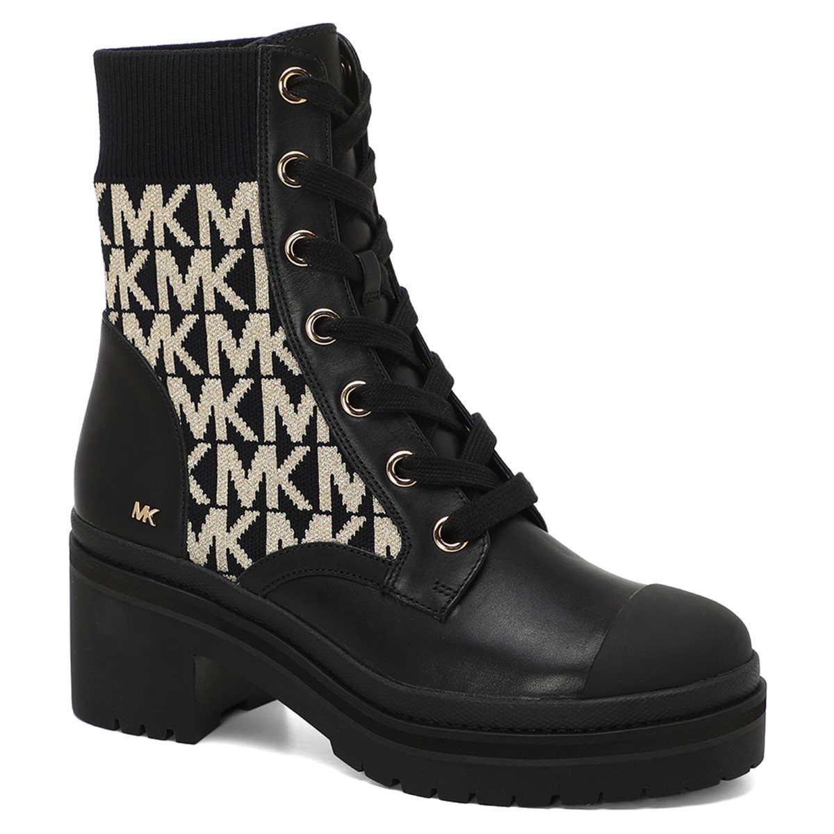 Ботинки Michael Kors для женщин, черно-золотые-039, размер 40, US-9, 40F2BRME5Y