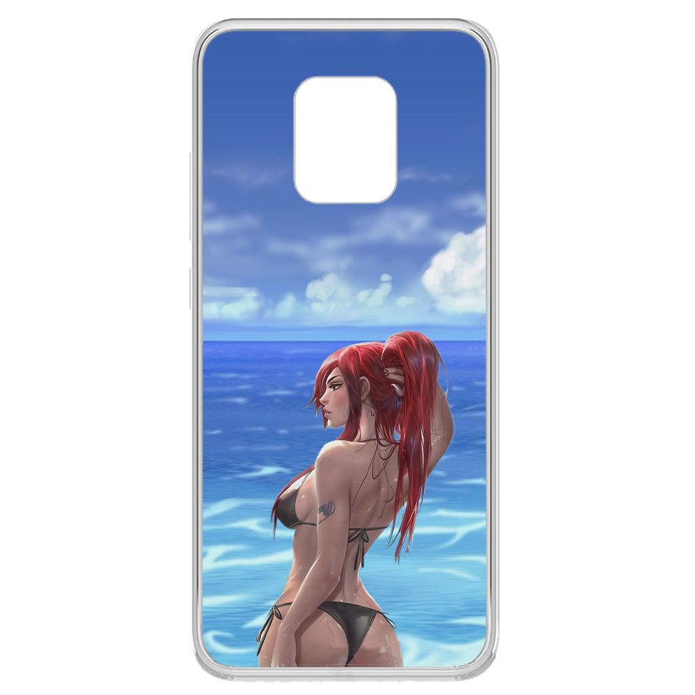 Чехол-накладка Krutoff Clear Case Купальник женский для Xiaomi Redmi 10X 5G