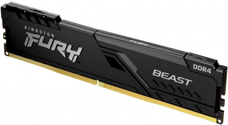 Оперативная память Kingston Fury Beast Black 32Gb DDR4 3200MHz (KF432C16BB/32)