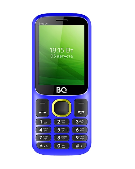 Мобильный телефон BQ 2440 Step L+ Blue/Yellow