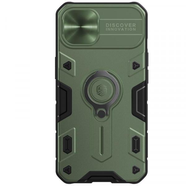 Nillkin CamShield Armor Противоударный чехол защита камеры и кольцо для iPhone 13