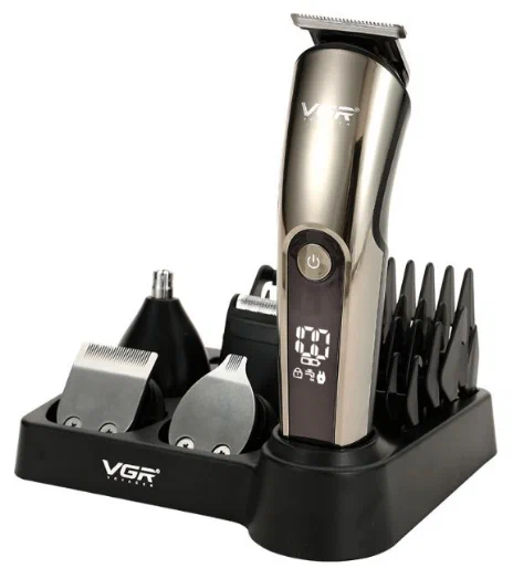 Машинка для стрижки, триммер, набор для волос VGR V-107