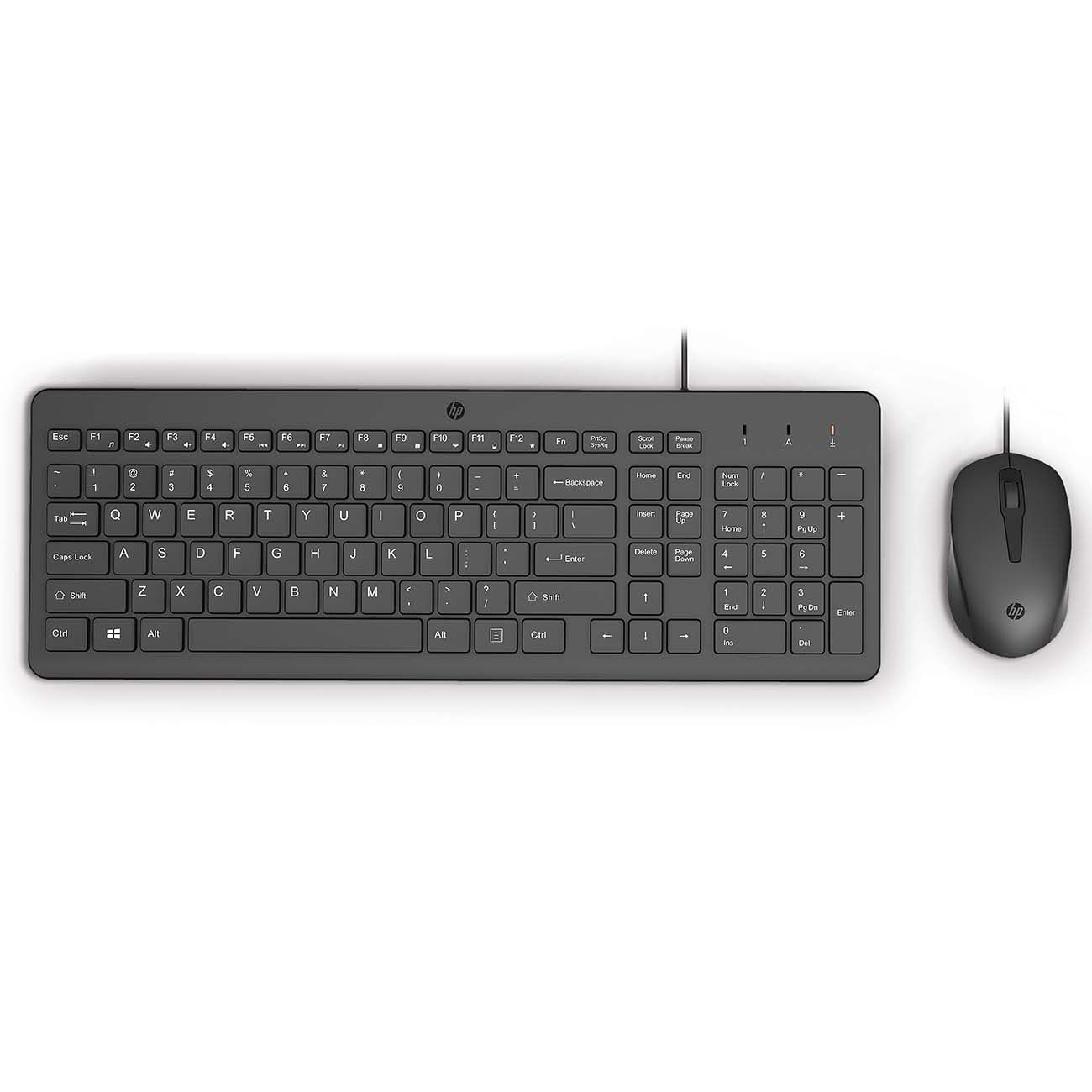 Комплект клавиатура и мышь HP 150 Black (240J7AA)