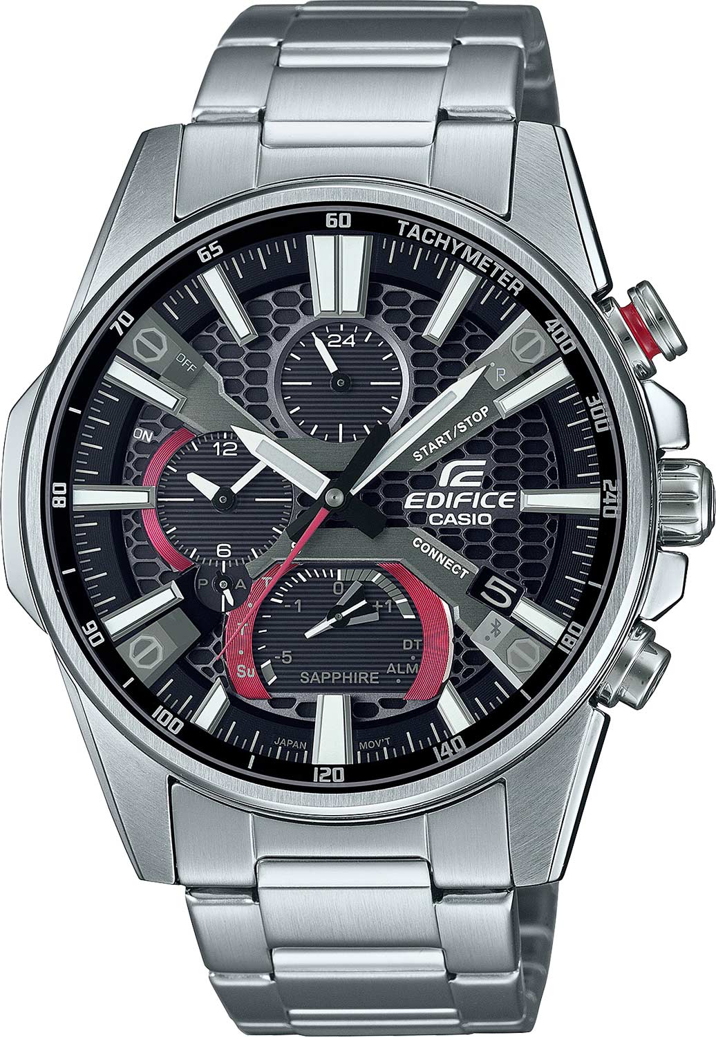 Наручные часы мужские Casio EQB-1200D-1AER серебристые