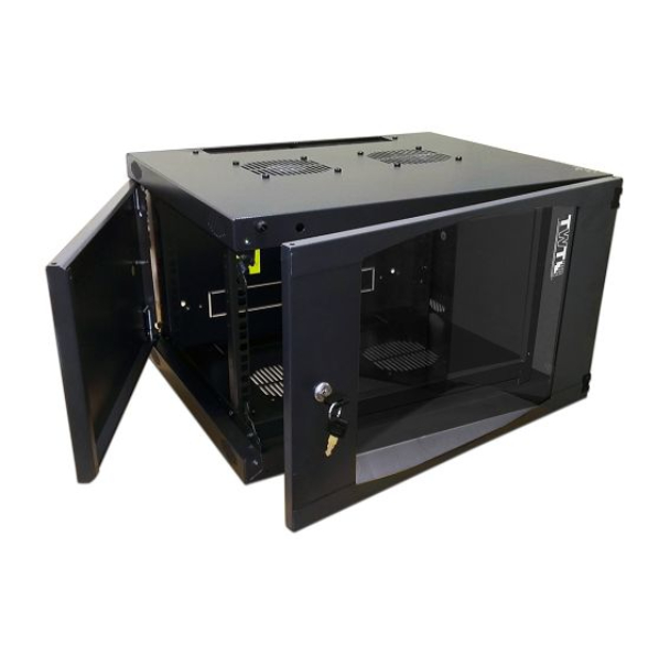 Серверный шкаф Lanmaster TWT-CBWNG-18U-6x6-BK Глубина 98,8см, черный