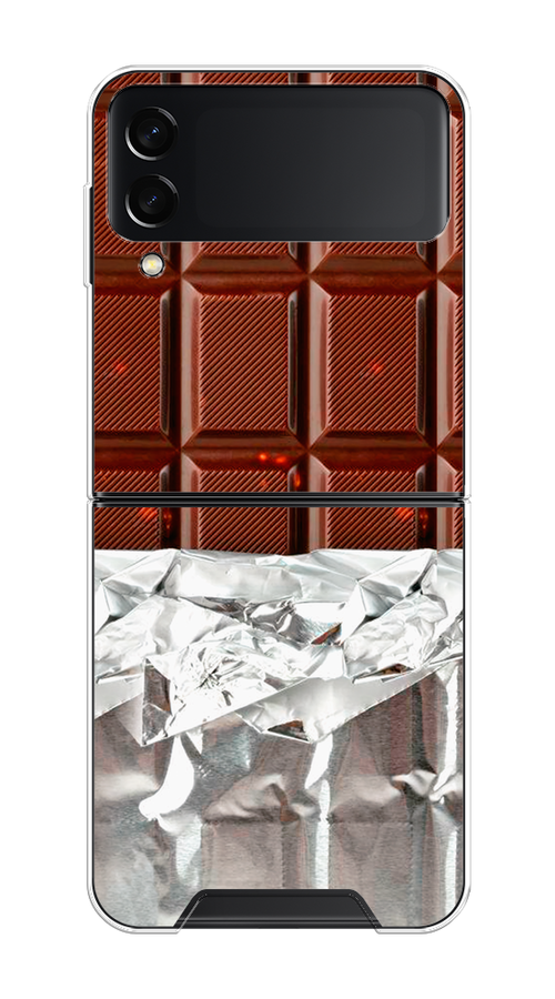 Чехол на Samsung Galaxy Z Flip 3 "Шоколад в обертке"