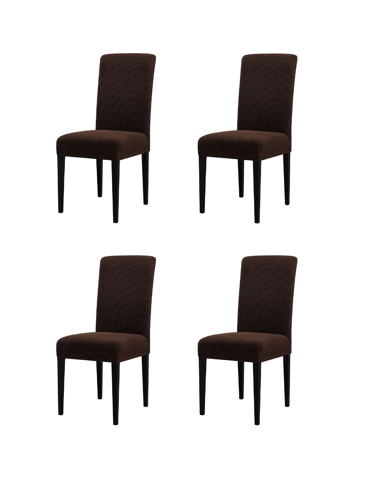 Комплект чехлов на стул со спинкой LuxAlto Fukra Oval 4шт 10645