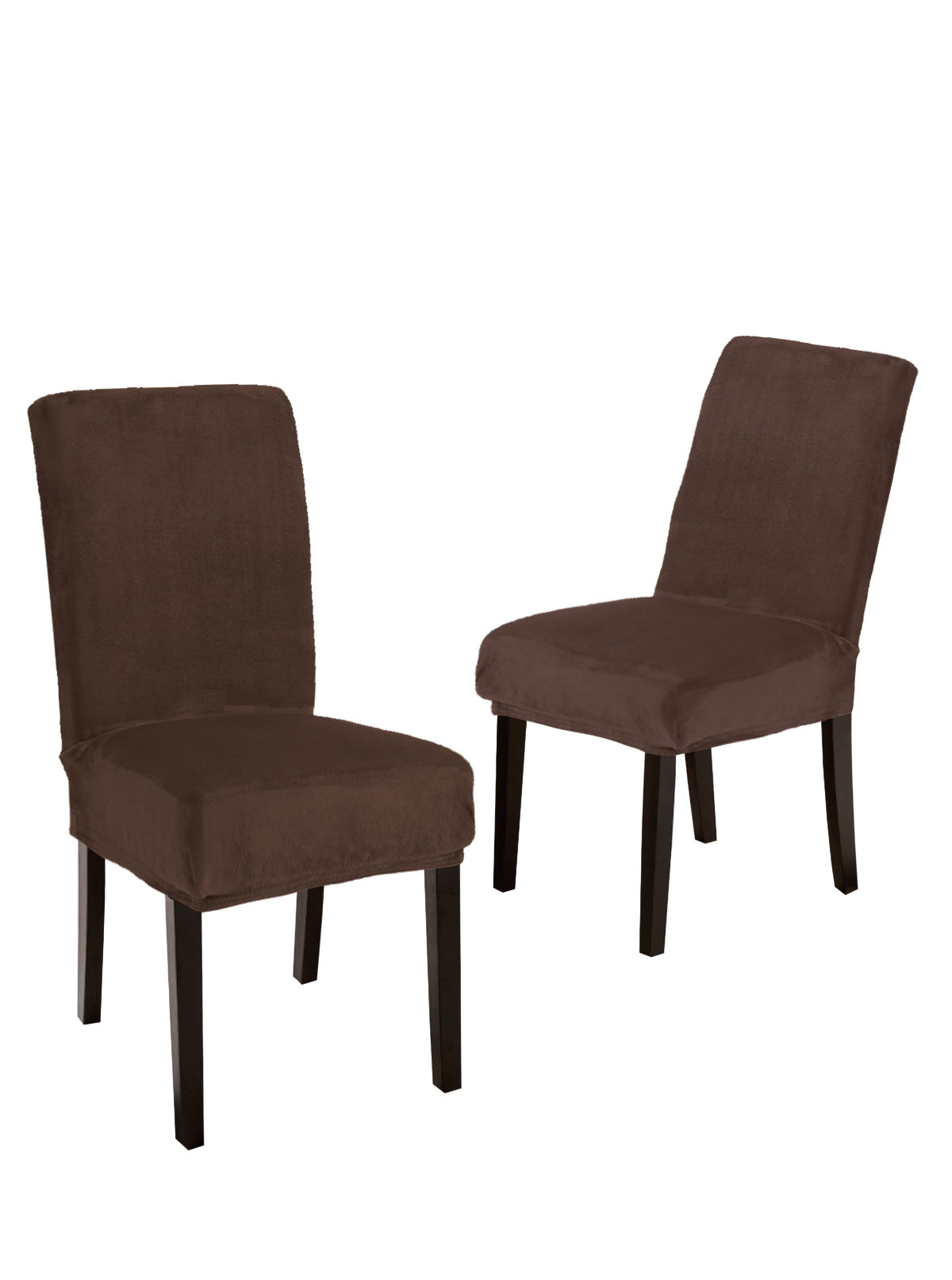 Комплект чехлов на стул со спинкой LuxAlto Вельвет 2 шт 10692